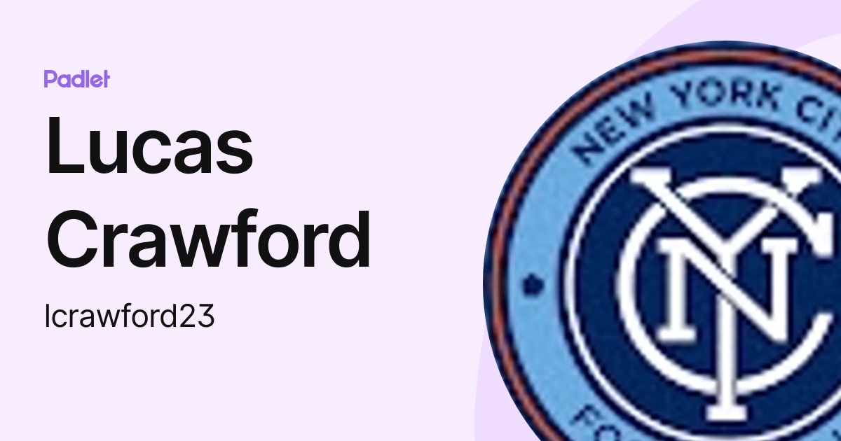 Lucas Crawford (lcrawford23) profile | Padlet