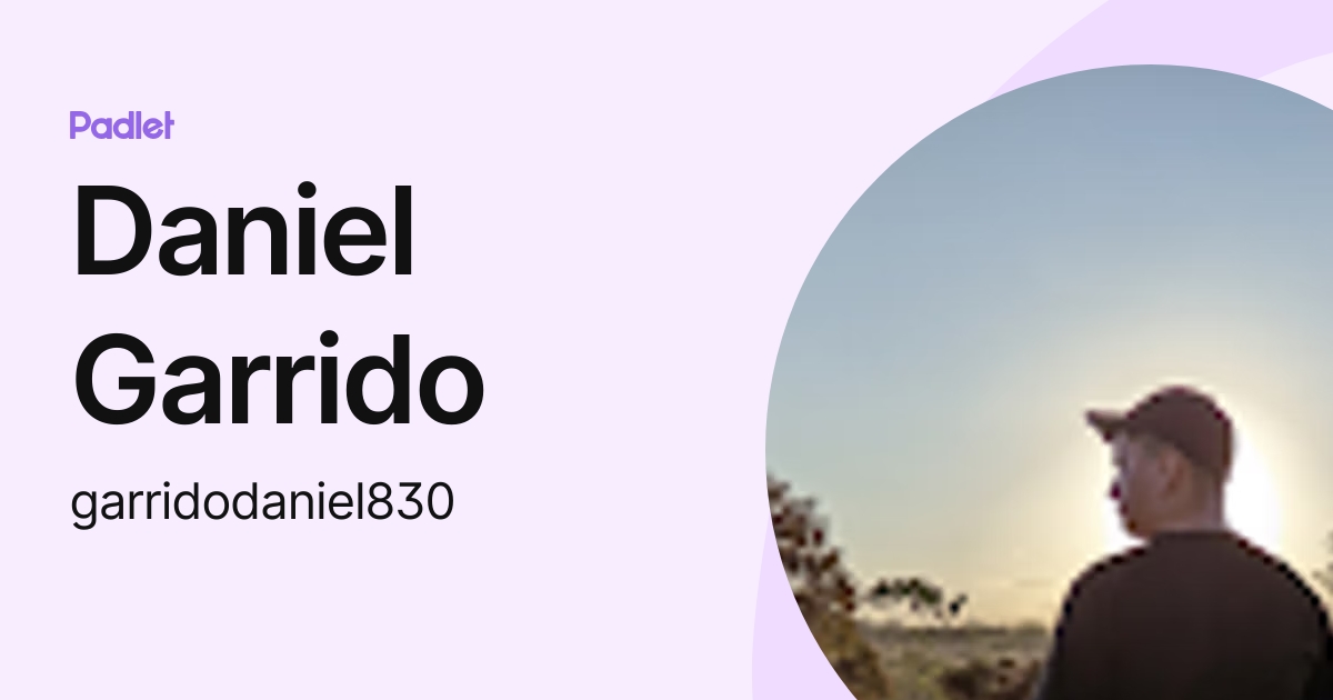 Daniel Garrido (garridodaniel830) profile | Padlet