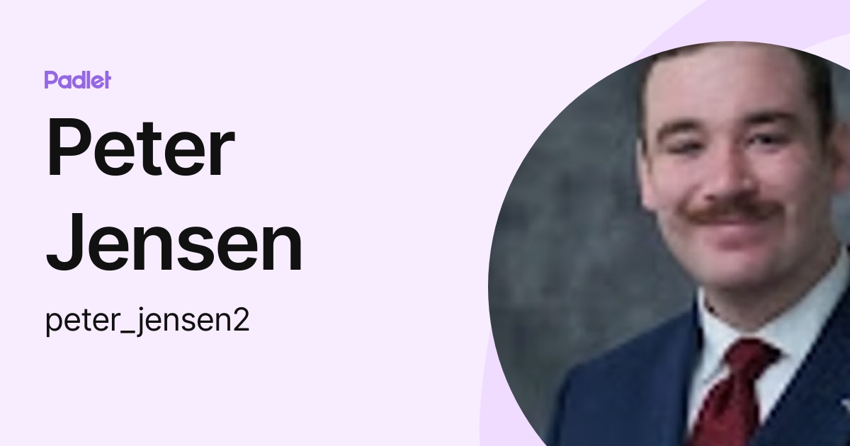Peter Jensen (peter_jensen2) profile | Padlet