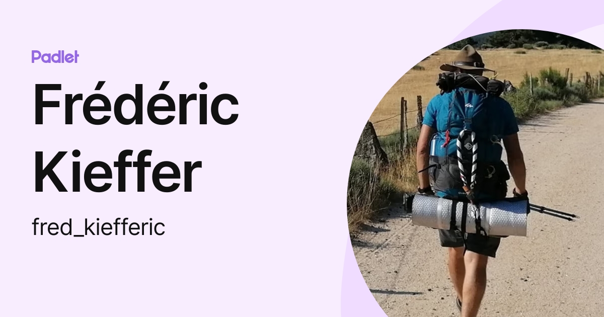 Frédéric Kieffer (fred_kiefferic) profile | Padlet