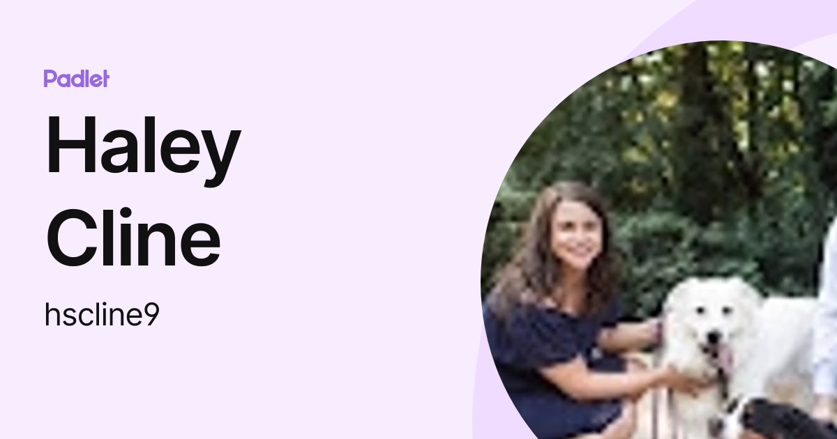 Haley Cline (hscline9) profile | Padlet
