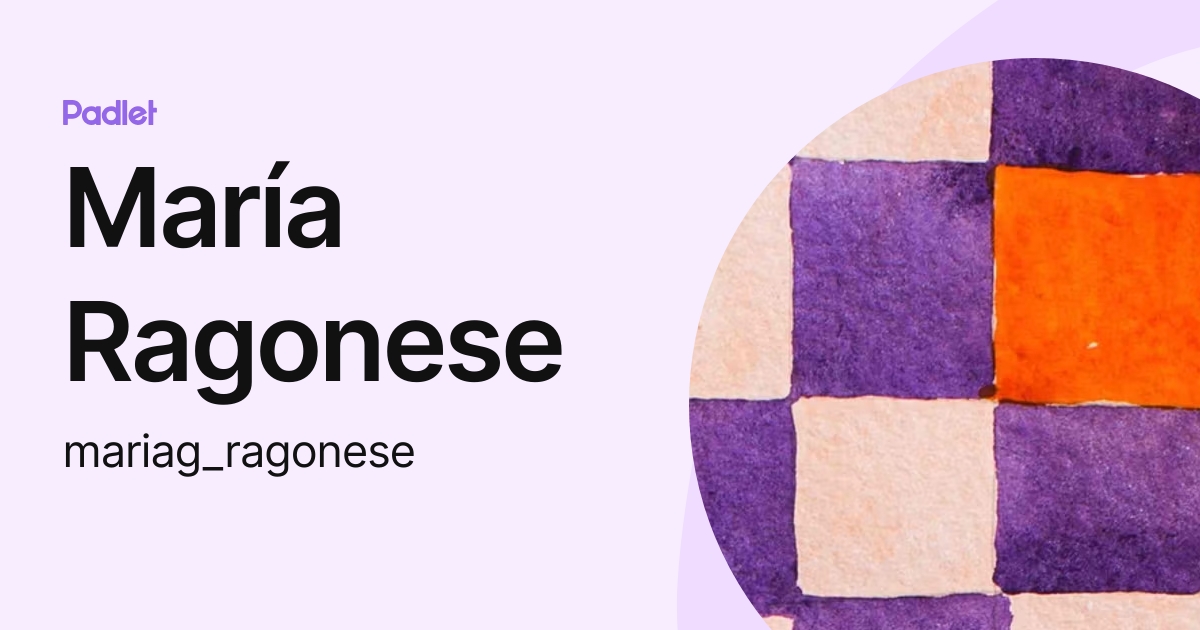 María Ragonese (mariag_ragonese) profile | Padlet