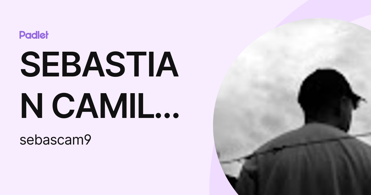 SEBASTIAN CAMILO VILLAMIL MARTINEZ (sebascam9) profile | Padlet