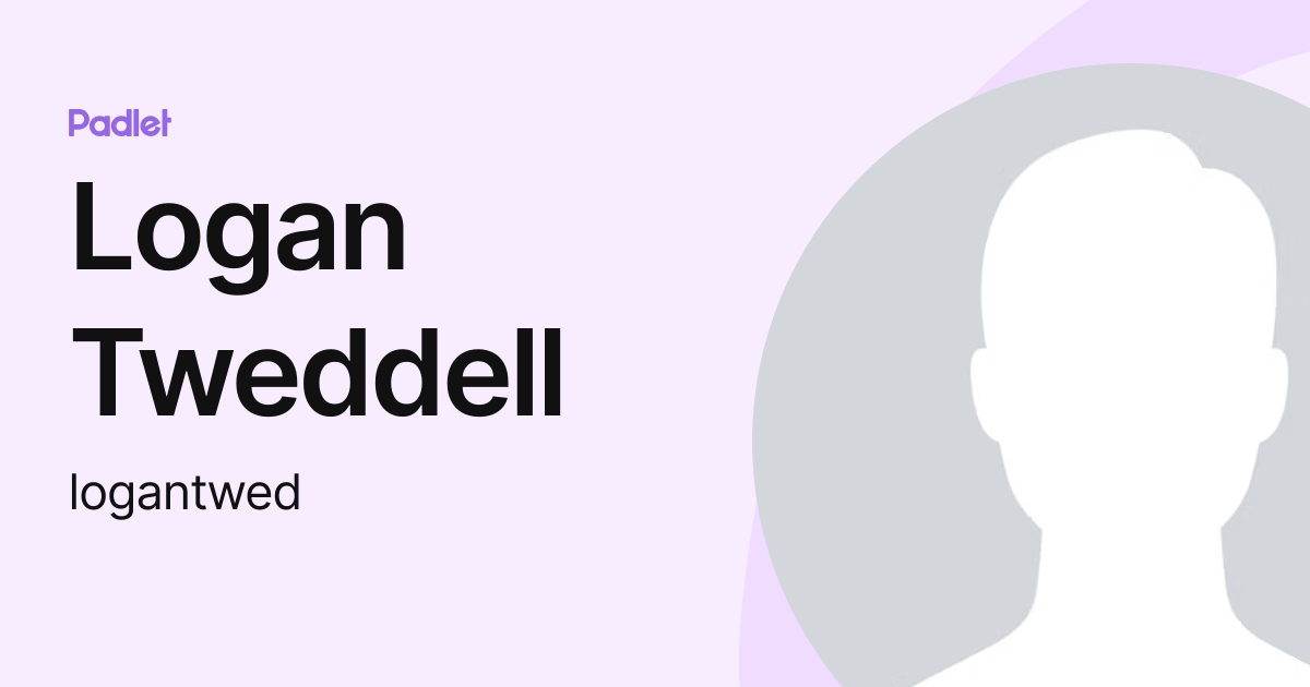Logan Tweddell (logantwed) profile | Padlet