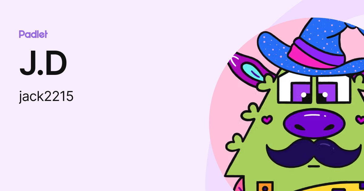 J.D (jack2215) profile | Padlet