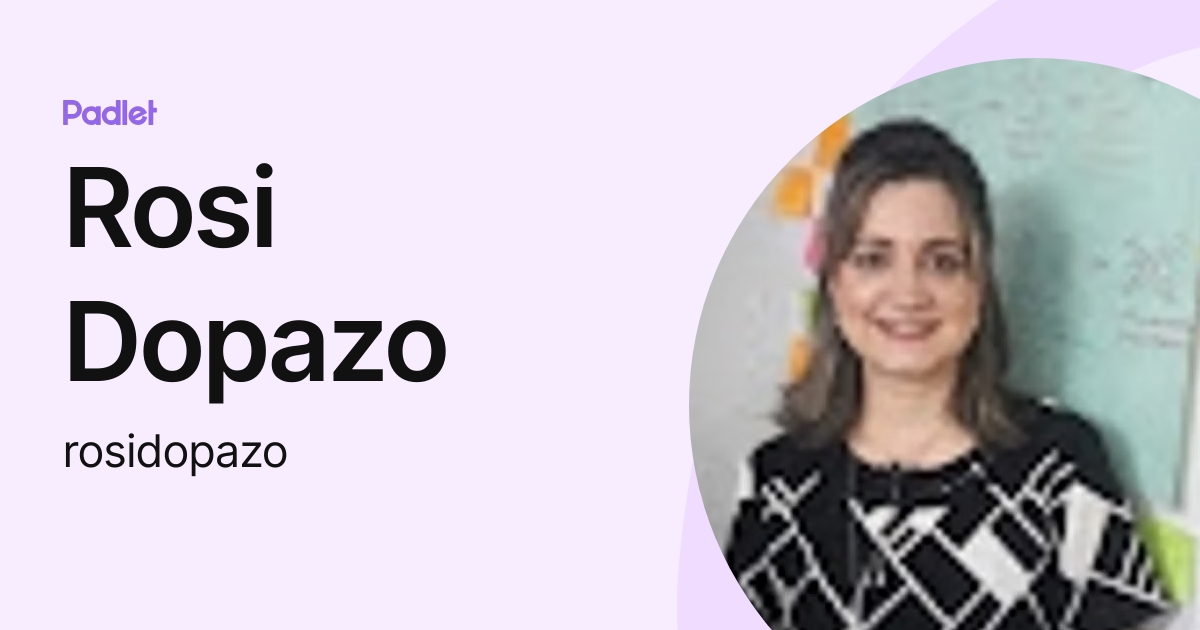 Rosi Dopazo (rosidopazo) profile | Padlet