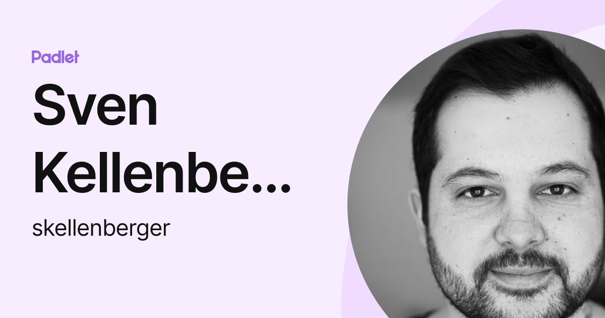 Sven Kellenberger (skellenberger) profile | Padlet
