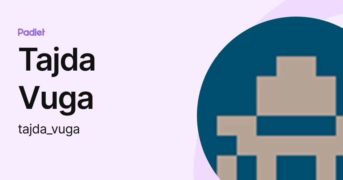 Tajda Vuga (tajda_vuga) profile | Padlet
