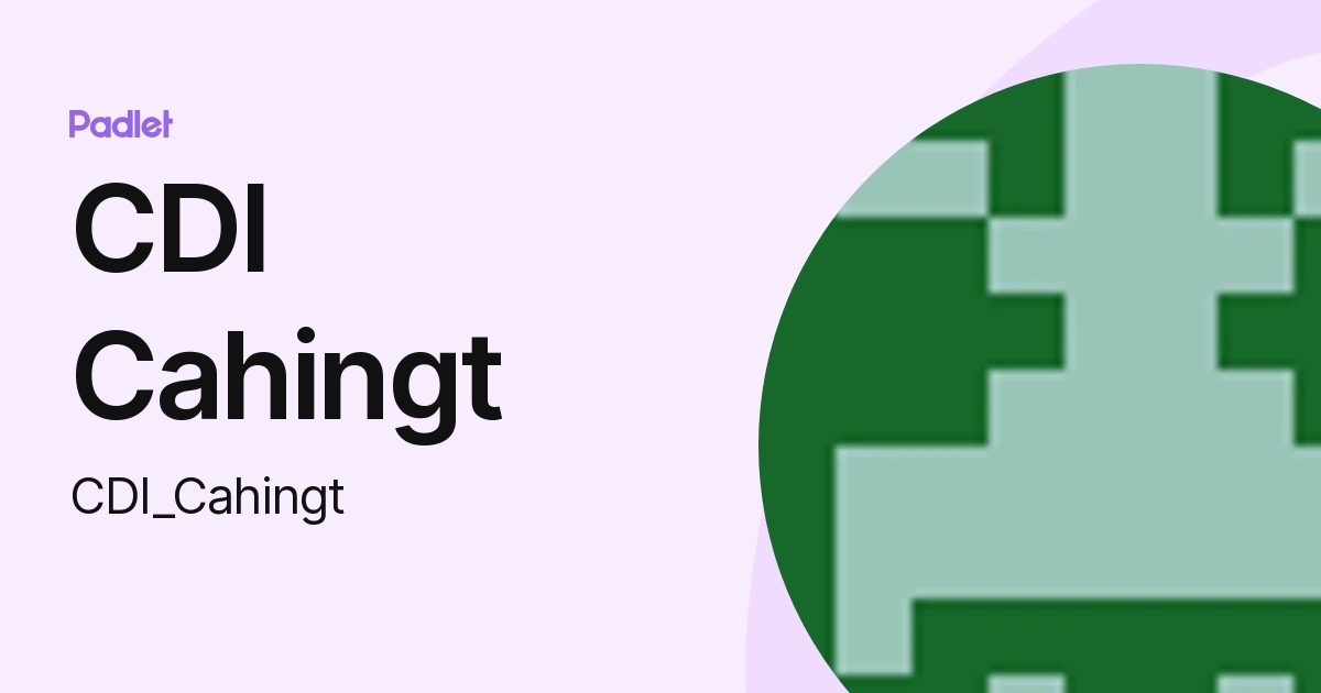 Profil de CDI Cahingt (CDI_Cahingt) | Padlet