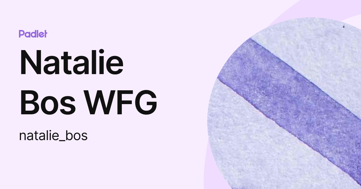 Natalie Bos WFG (natalie_bos) profile | Padlet