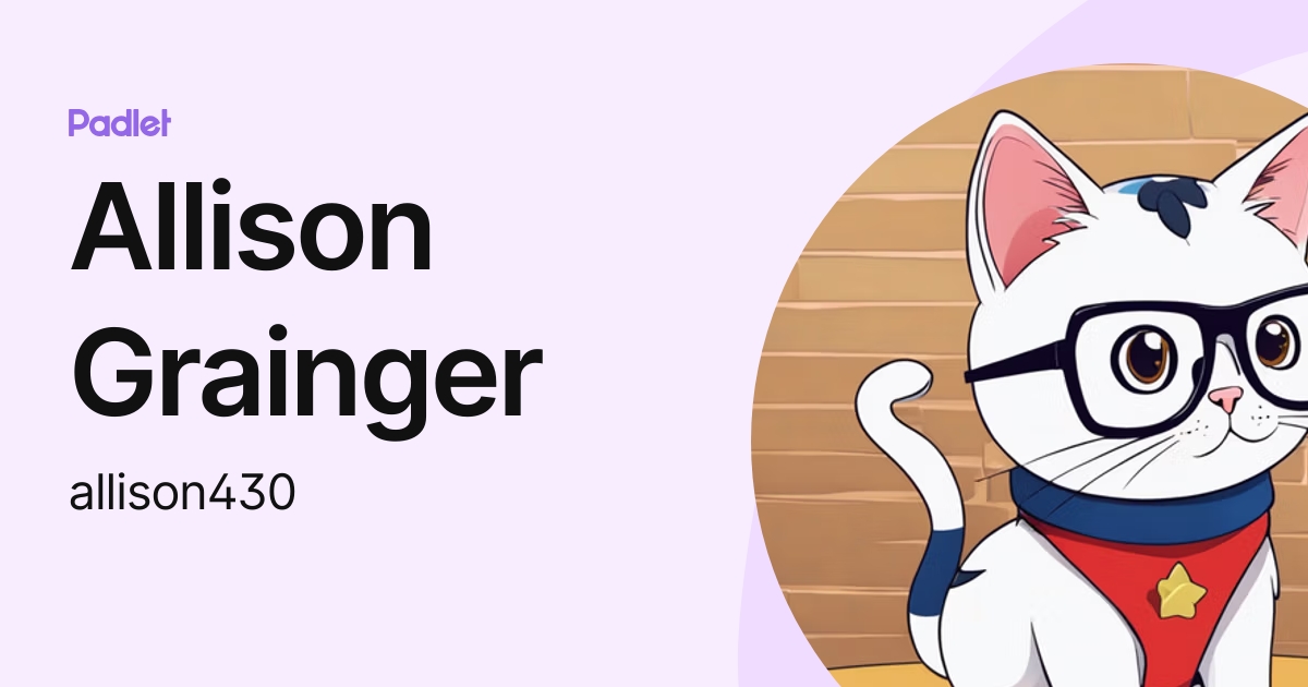 Allison Grainger (allison430) profile | Padlet