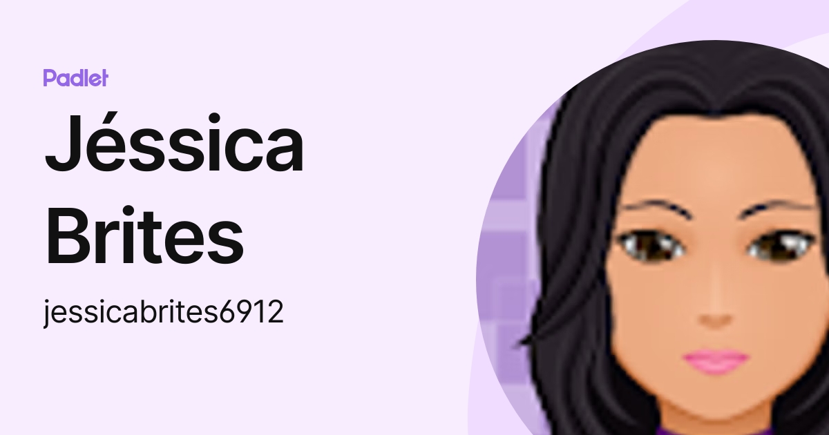 Jéssica Brites (jessicabrites6912) profile | Padlet