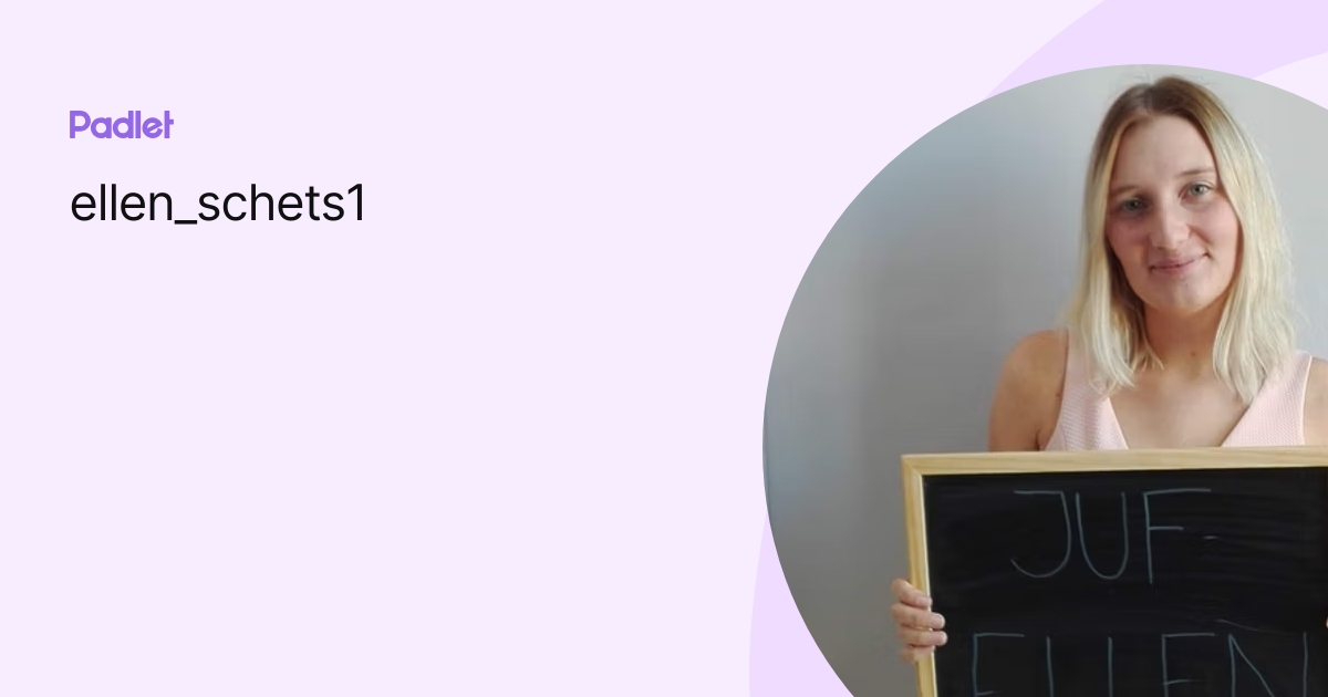 ellen_schets1 profile | Padlet