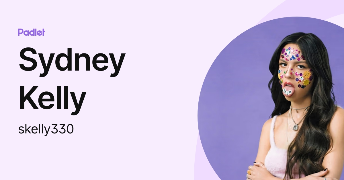 Sydney Kelly (skelly330) profile | Padlet