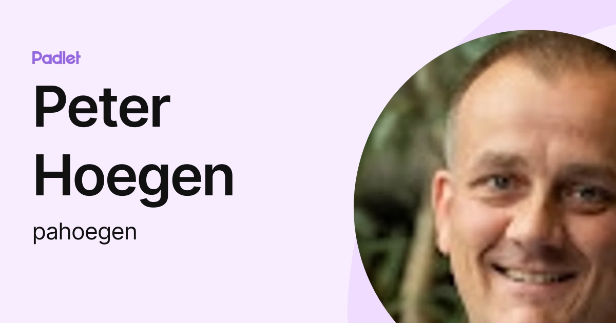 Peter Hoegen (pahoegen) profile | Padlet
