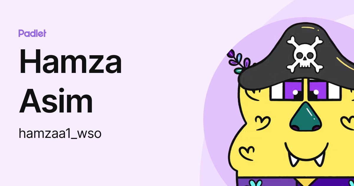 Hamza Asim (hamzaa1_wso) profile | Padlet