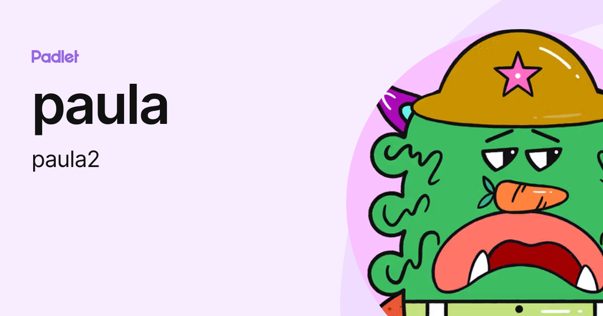 paula (paula2) profile | Padlet