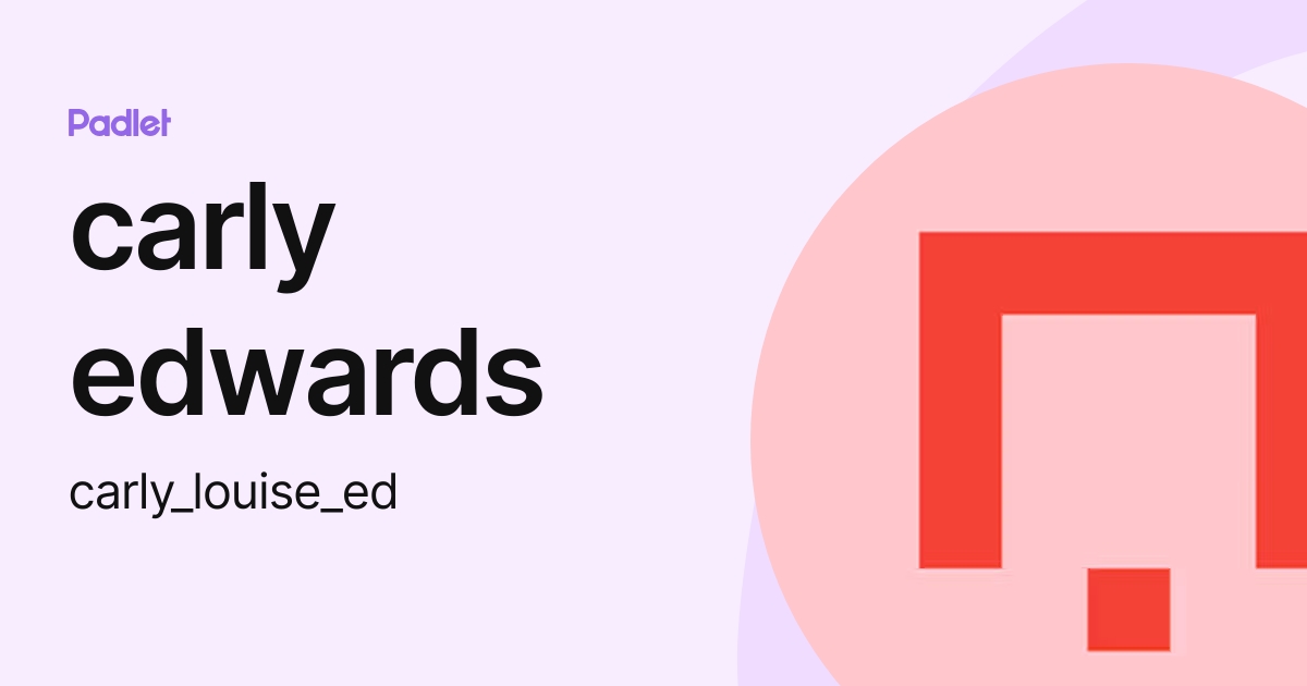 carly edwards (carly_louise_ed) profile | Padlet