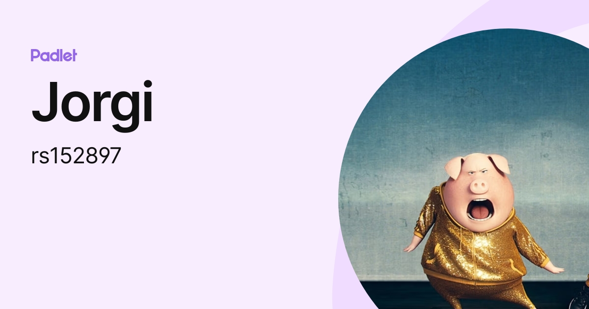 Jorgi (rs152897) profile | Padlet