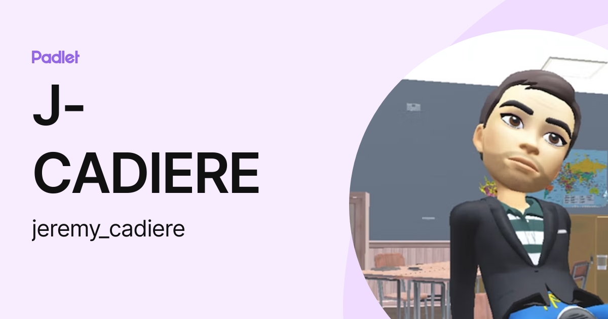 J- CADIERE (jeremy_cadiere) profile | Padlet
