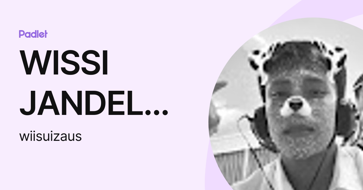 WISSI JANDEL ISUIZA USHIÑAHUA (wiisuizaus) profile | Padlet