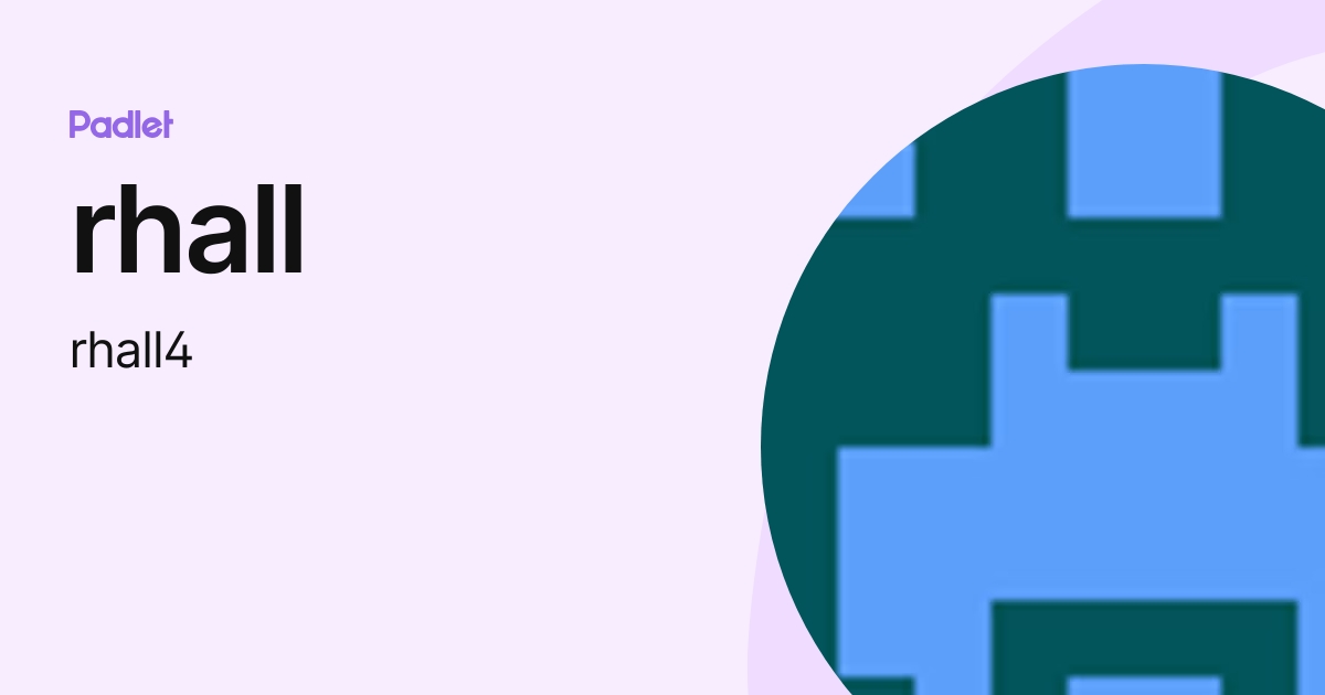 rhall (rhall4) profile | Padlet