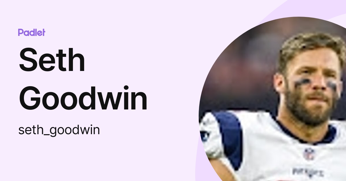 Seth Goodwin (seth_goodwin) profile | Padlet