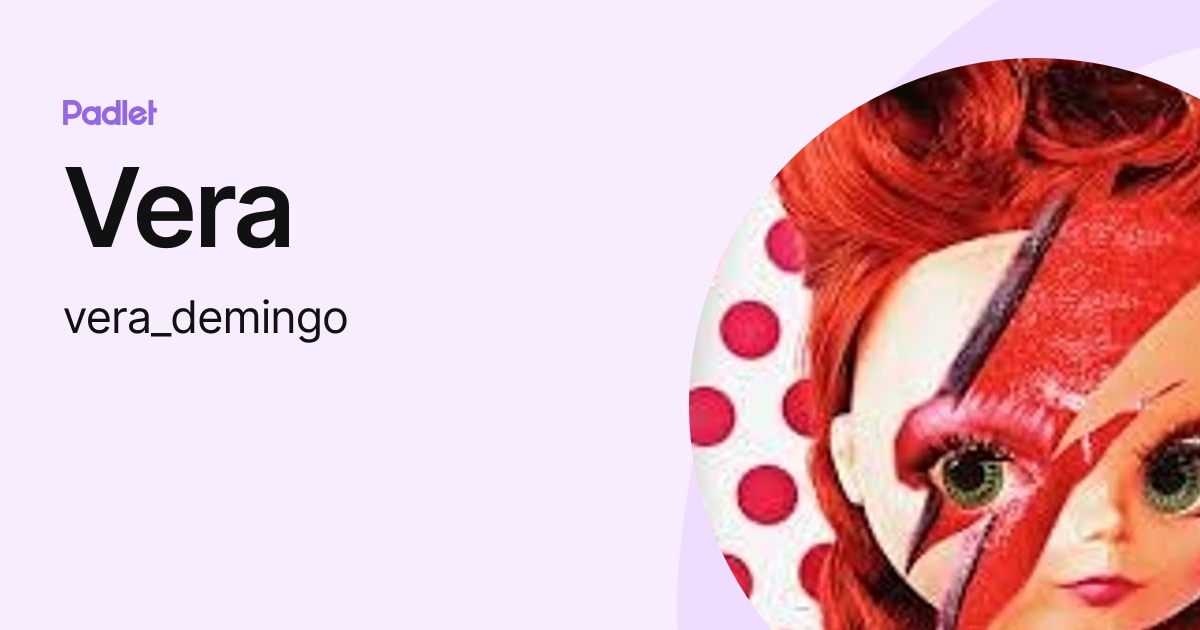 Vera (vera_demingo) profile | Padlet