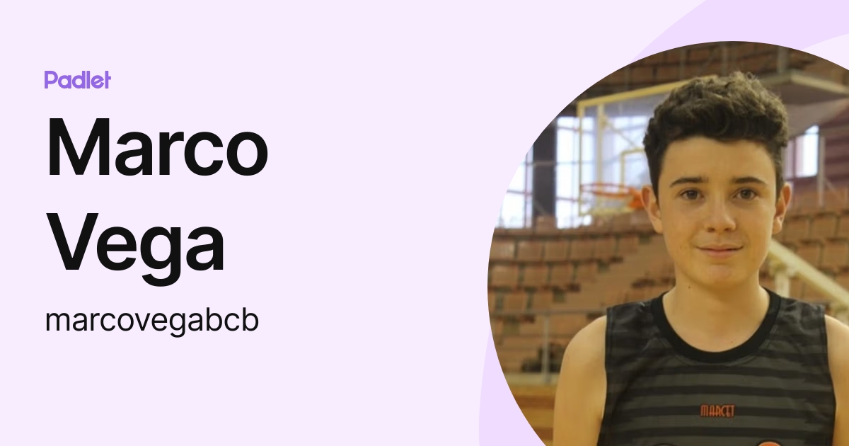 Marco Vega (marcovegabcb) profile | Padlet