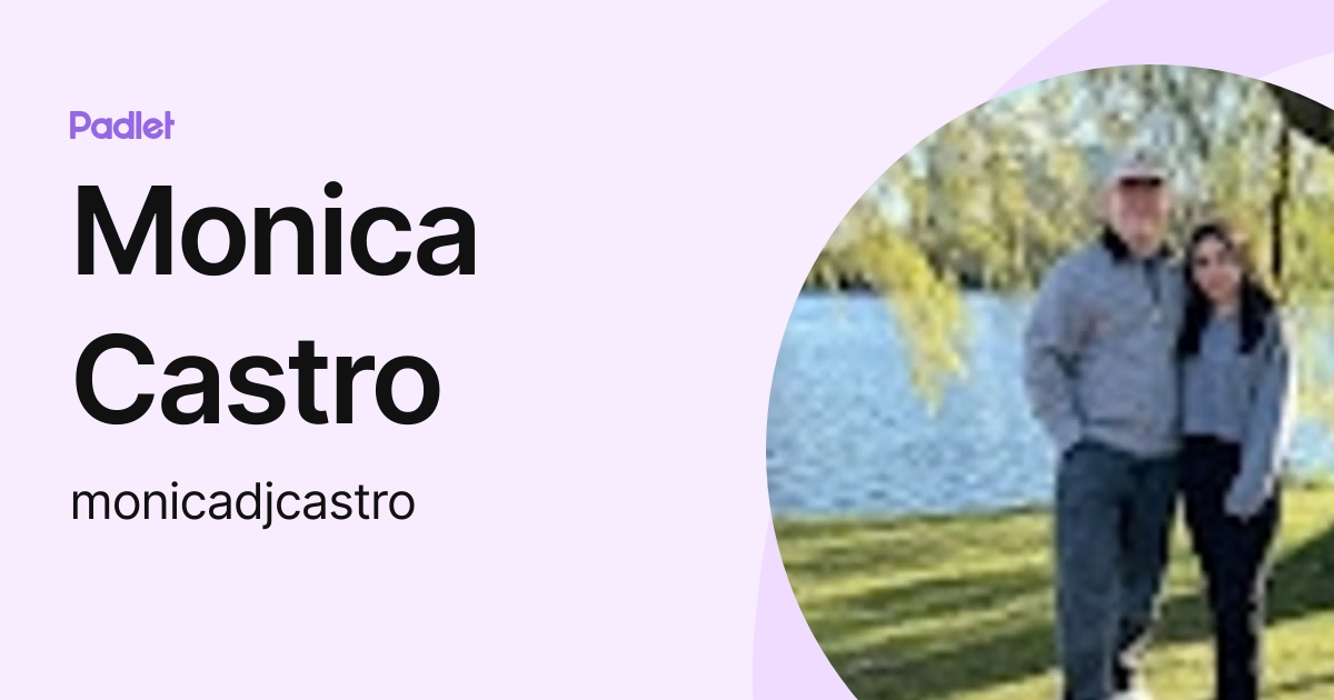 Monica Castro (monicadjcastro) profile | Padlet