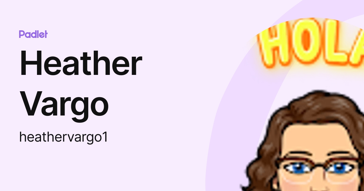Heather Vargo (heathervargo1) profile | Padlet
