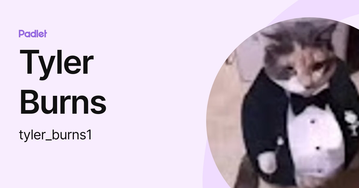 Tyler Burns (tyler_burns1) profile | Padlet