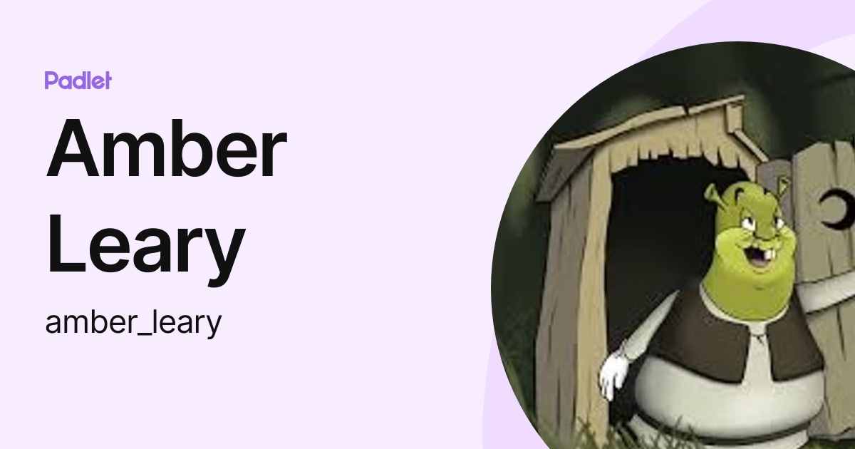 Amber Leary (amber_leary) profile | Padlet