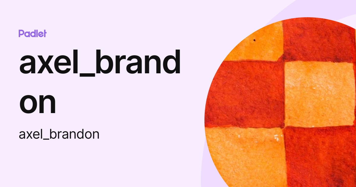 axel_brandon (axel_brandon) profile | Padlet