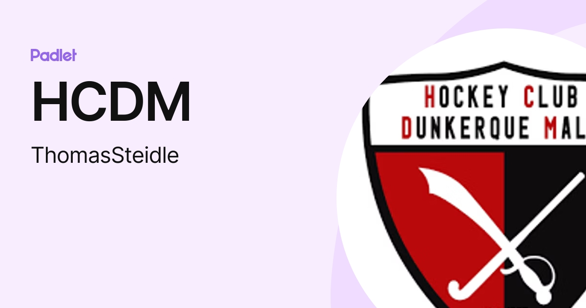 HCDM (ThomasSteidle) profile | Padlet