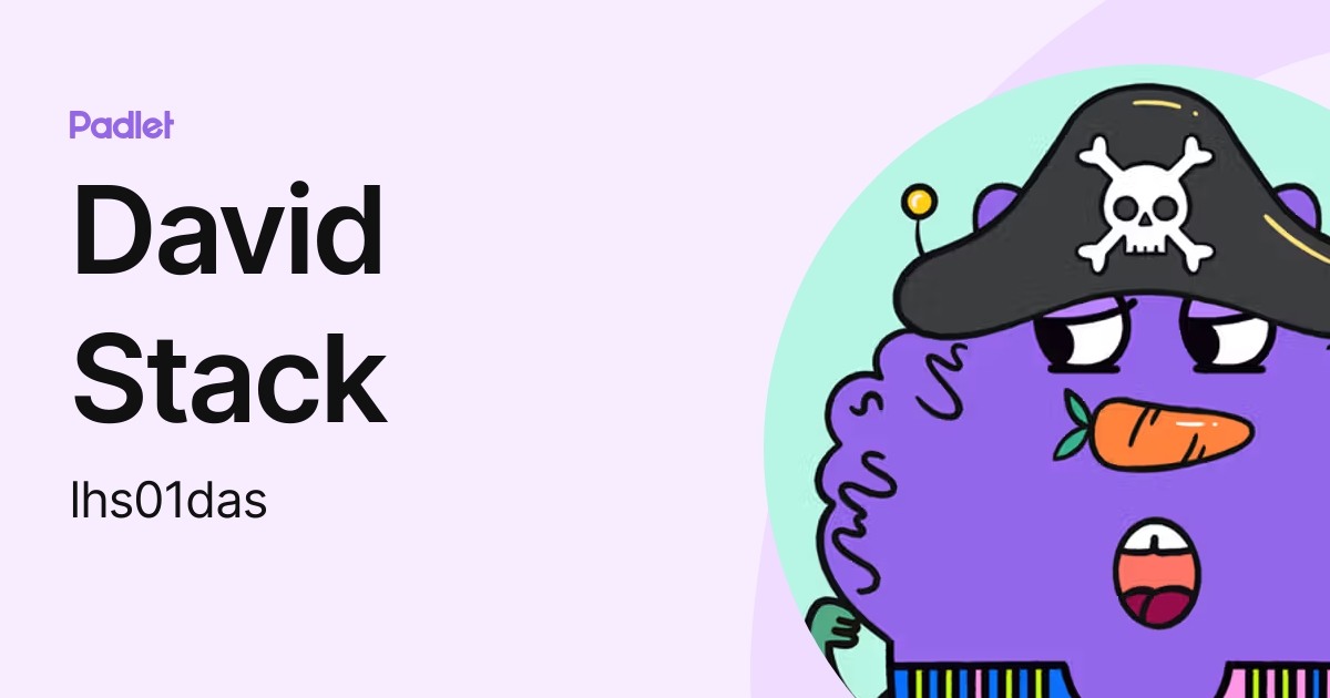 David Stack (lhs01das) profile | Padlet