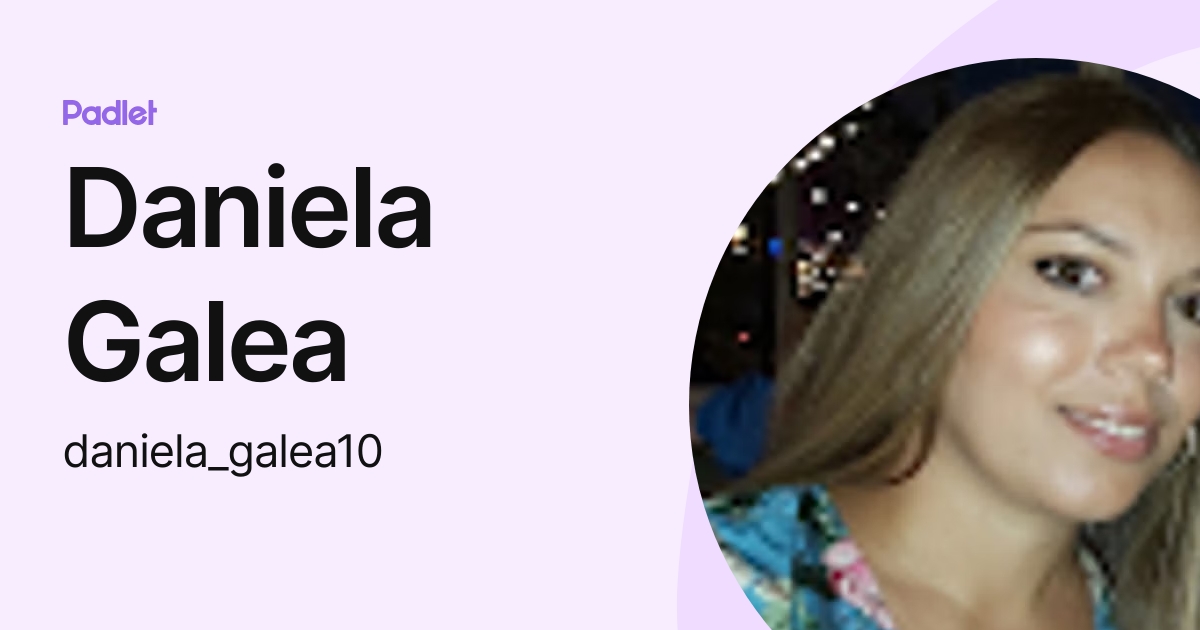 Daniela Galea (daniela_galea10) profile | Padlet