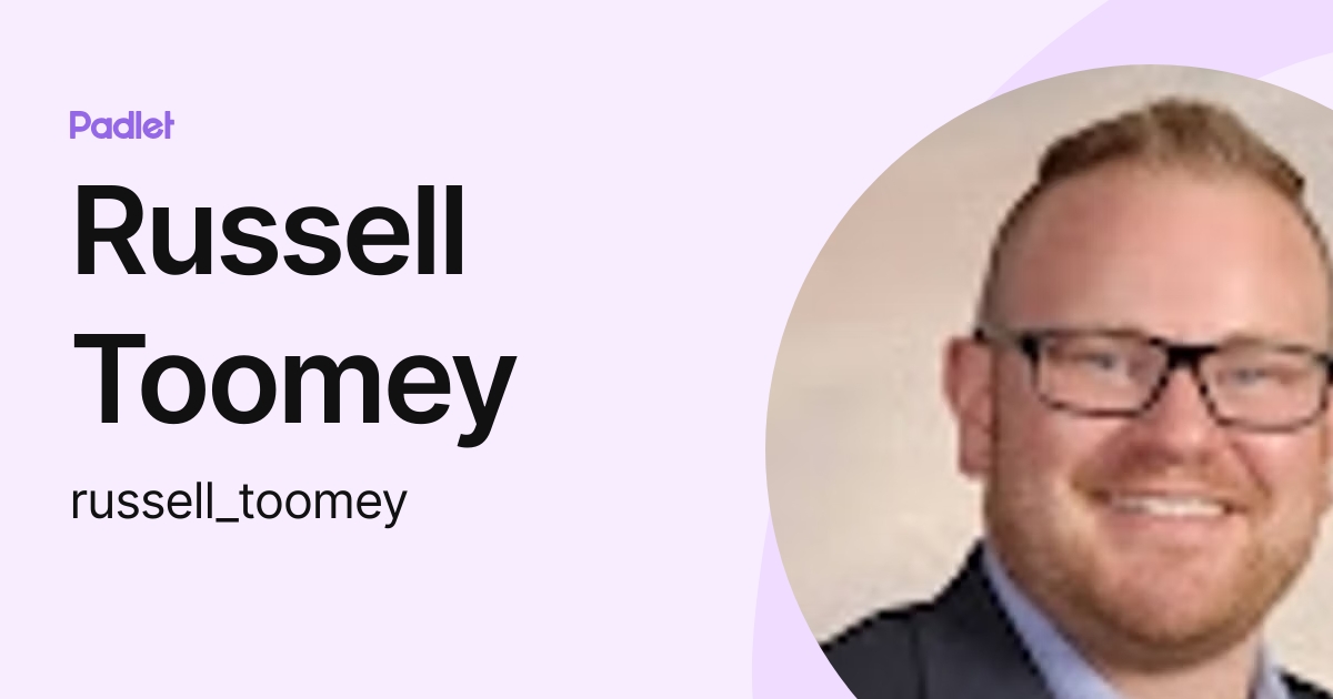 Russell Toomey (russell_toomey) profile | Padlet