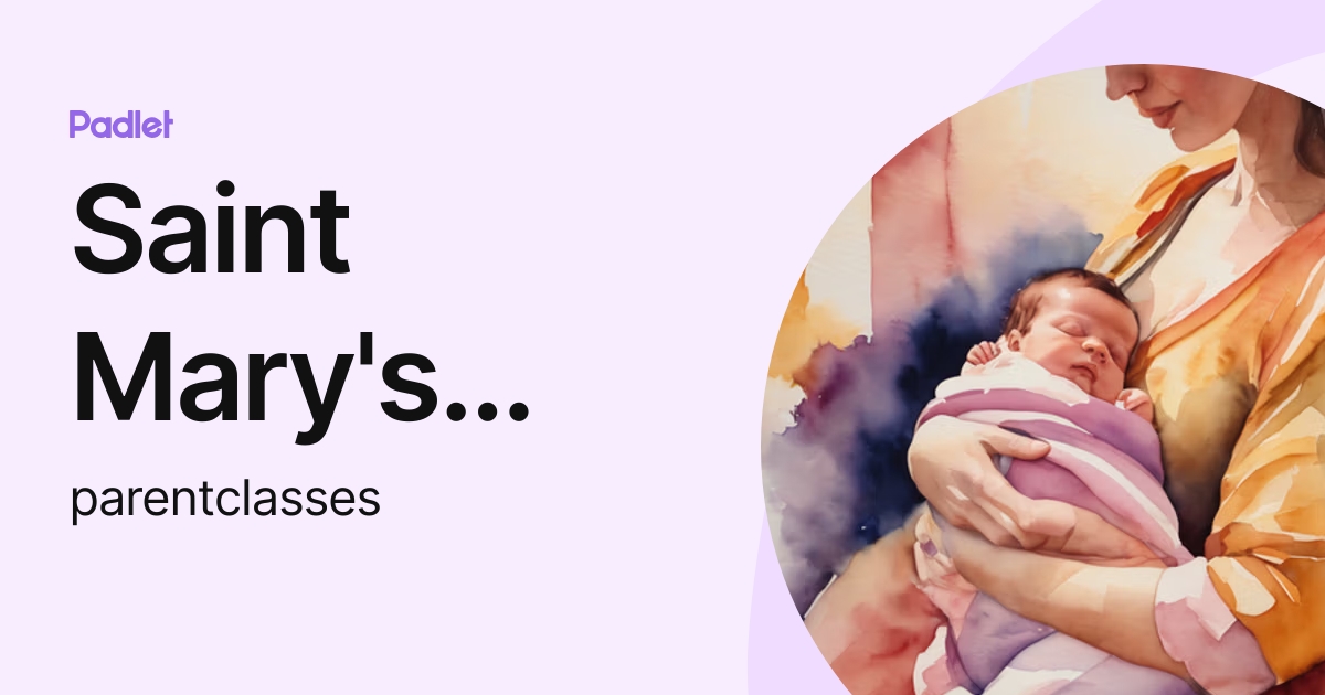 Saint Mary's Maternity Hospital Manchester - Parent education midwife (parentclasses) profile ...