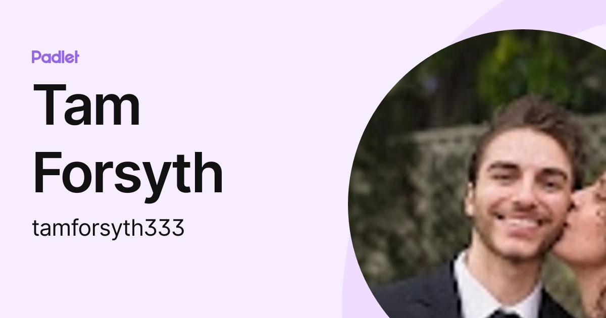 Tam Forsyth (tamforsyth333) profile | Padlet