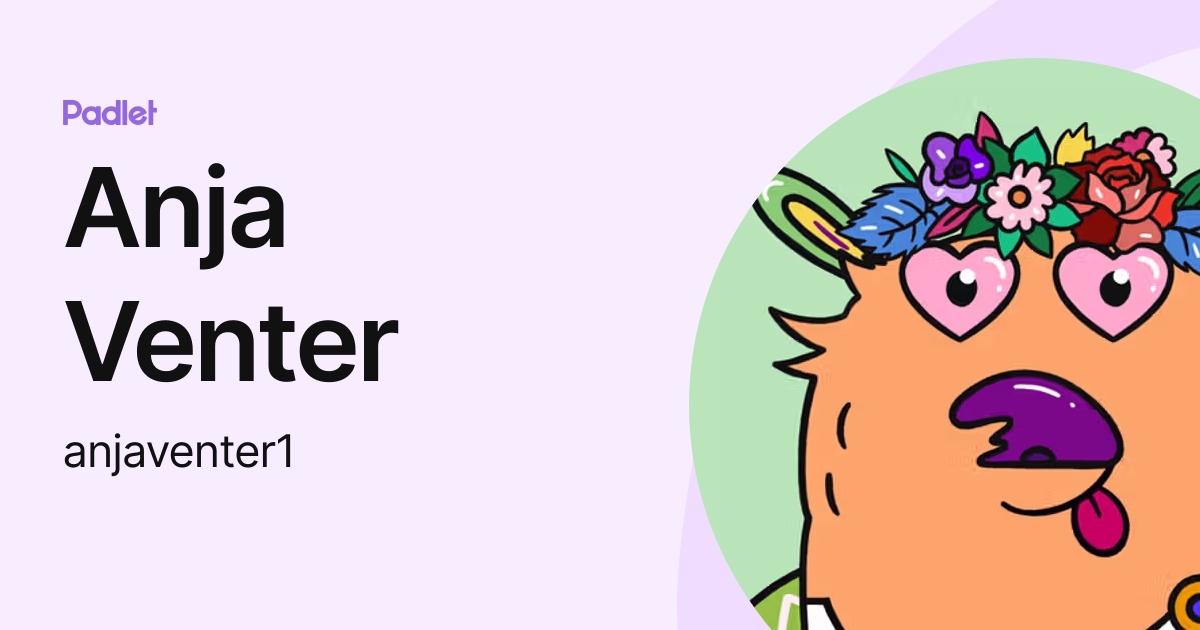 Anja Venter (anjaventer1) profile | Padlet