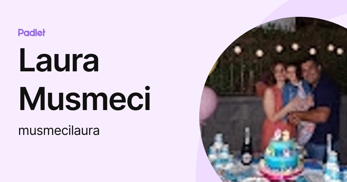 Laura Musmeci (musmecilaura) profile | Padlet