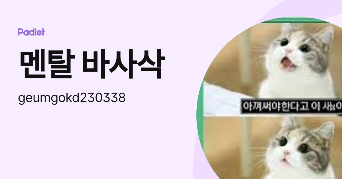 338 cb (geumgokd230338) profile | Padlet