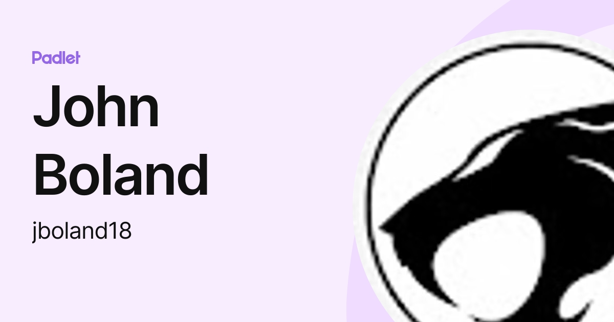 John Boland (john_boland) profile | Padlet