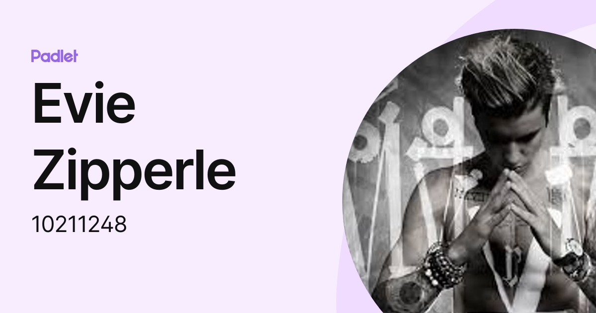 Evie Zipperle (10211248) profile | Padlet