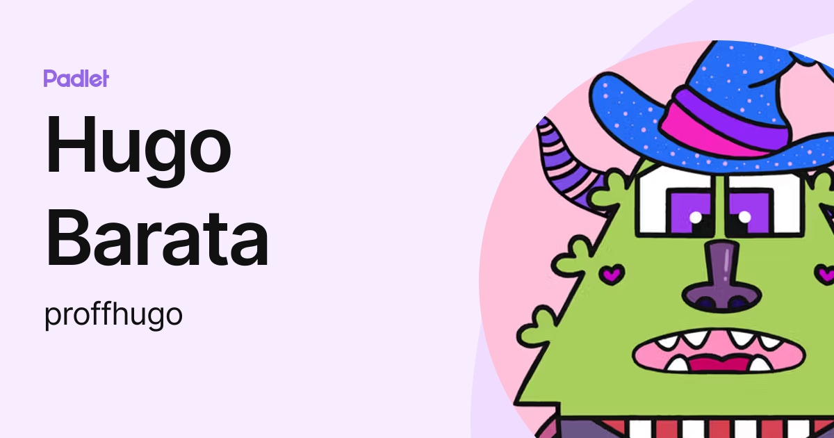 Hugo Barata (proffhugo) profile | Padlet