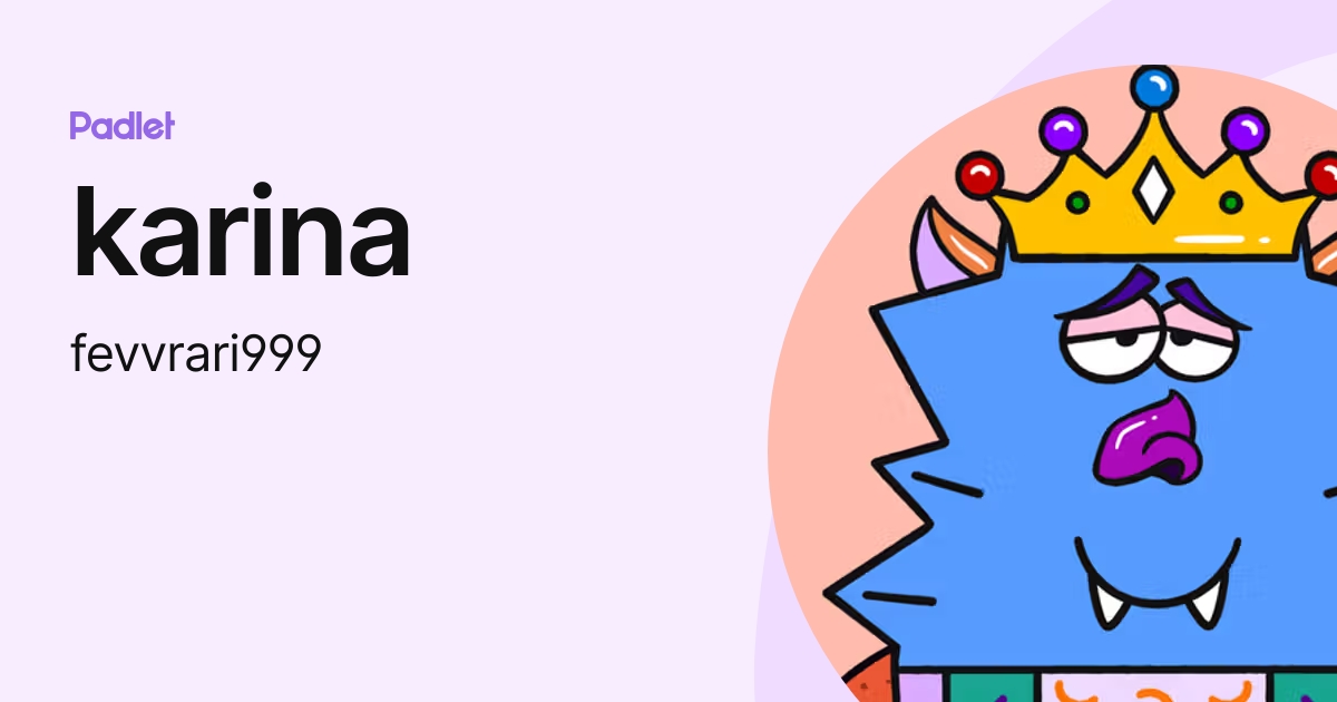 karina (fevvrari999) profile | Padlet