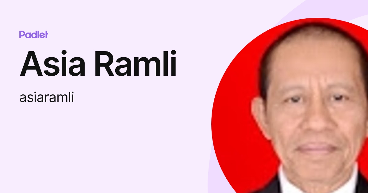 Asia Ramli (asiaramli) profile | Padlet