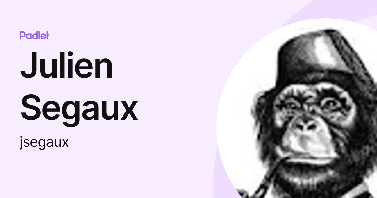 Julien Segaux (jsegaux) profile | Padlet