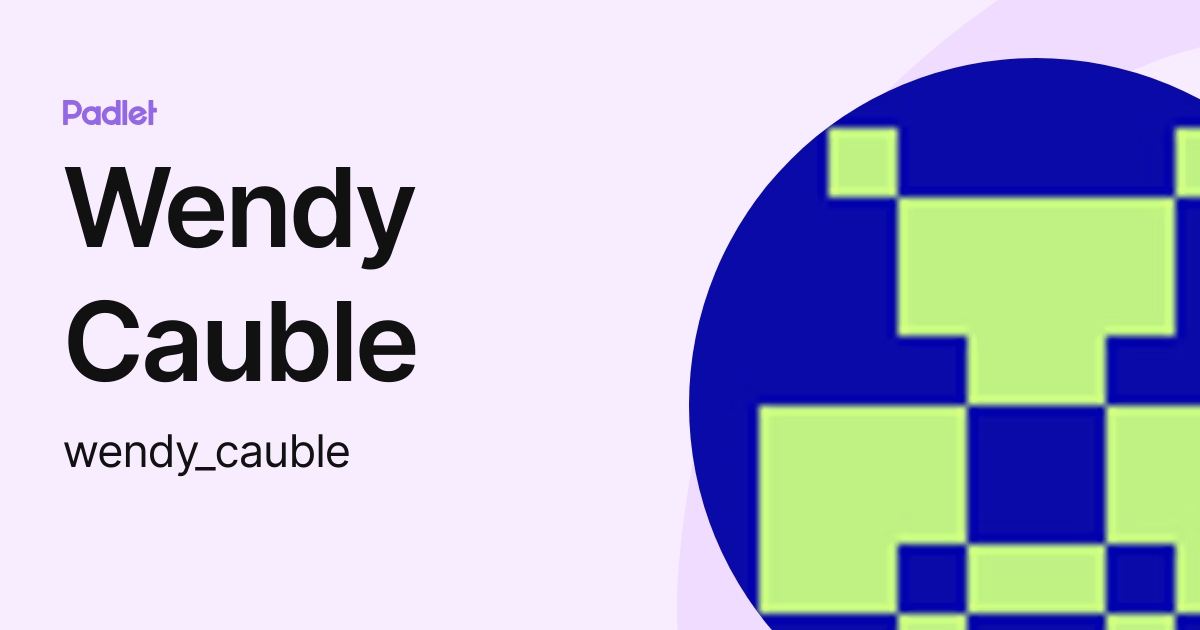 Wendy Cauble (wendy_cauble) profile | Padlet